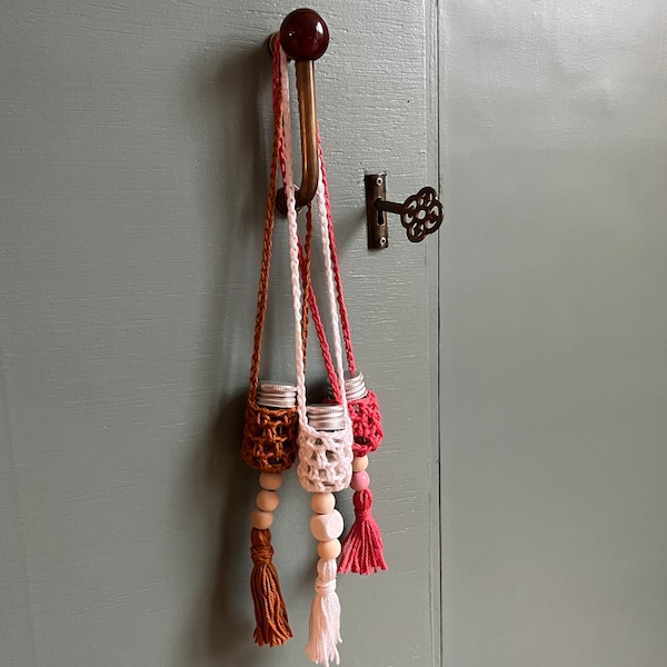 Boho Essential Oil Diffuser Crochet Pattern, PDF Pattern, Crochet EO ...