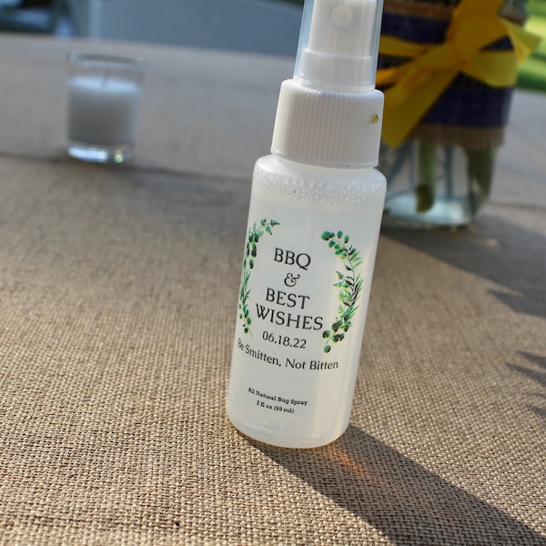 Bulk 50+ Bug Spray Bottles & Labels | 48 Templates | Be Smitten Not ...