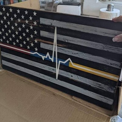 First Responder Flag Police Fire EMS and Dispatch Flag - Etsy