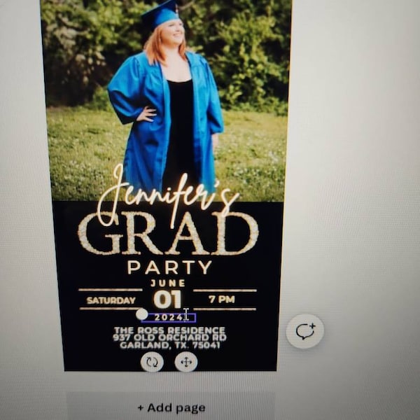 Digital Double Graduation Invitation, Electronic Grad Party Invite ...