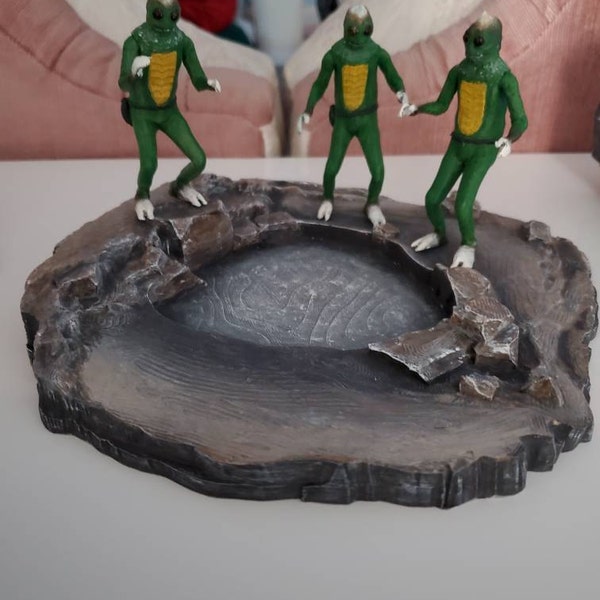 Hand Painted Sleestak - 7.5 Inch Figure - 1974 Land of the Lost - Etsy