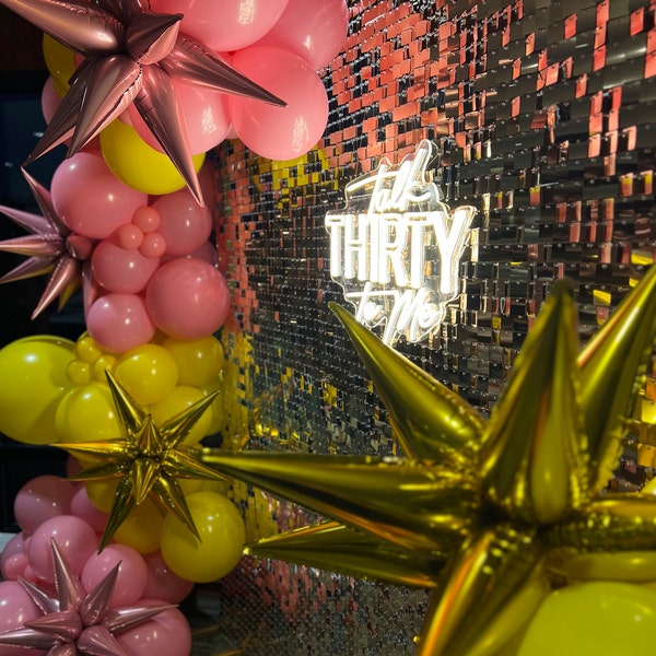 Talk Thirty to Me Neon Sign 30th Birthday Decorations Talk 30 to Me ...