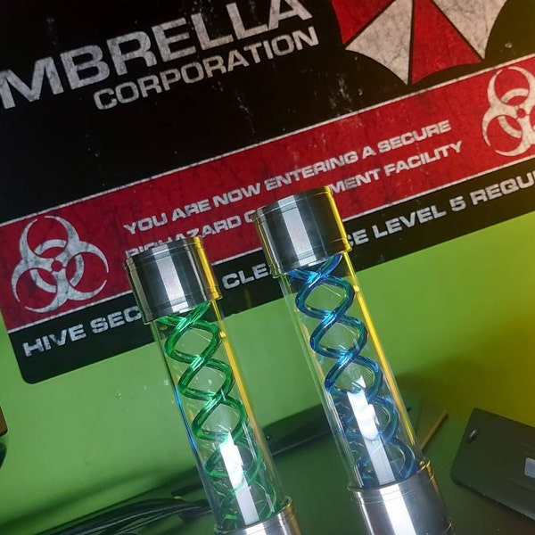 T Virus Vial T-virus Anti-virus Resident Evil Movie Prop - Etsy
