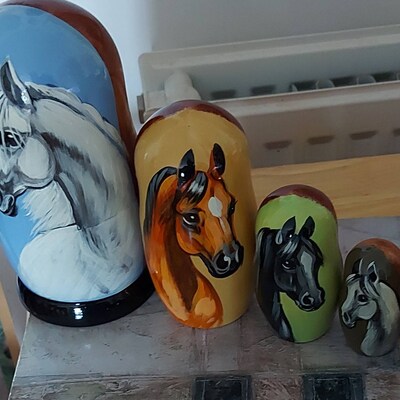 Russian Doll Fridge Magnets Matryoshka Magnets - Etsy UK