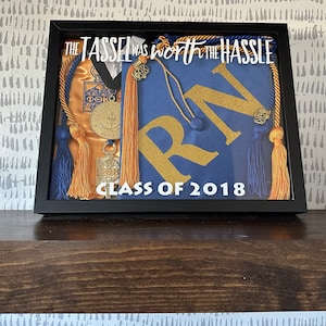 Graduation Cap Tassel Shadowbox, TASSEL Was WORTH the HASSLE, Milestone ...