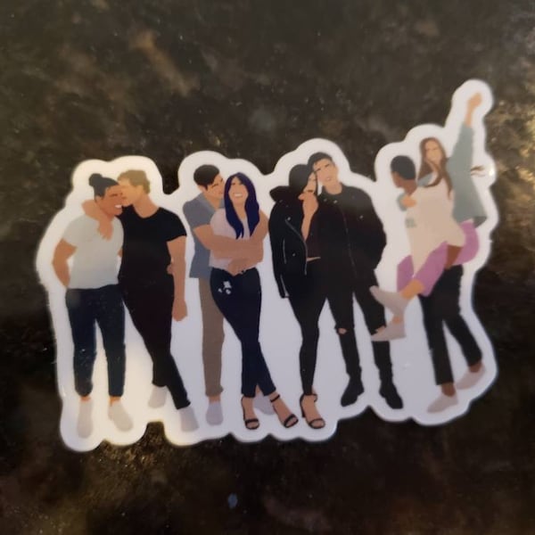 Zodiac Academy Gang Sticker | Lance Orion, Darius Acrux, Geraldine Grus ...