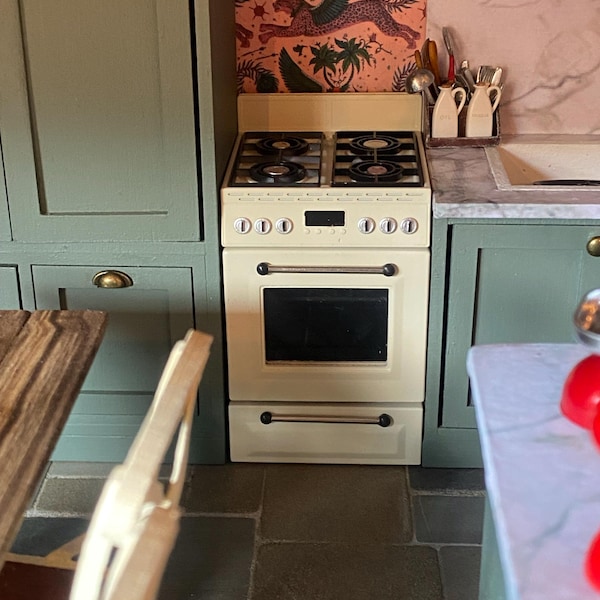 3D Print STL File - Smeg Dollhouse Fridge - Model Kitchen - 1:12 Scale ...