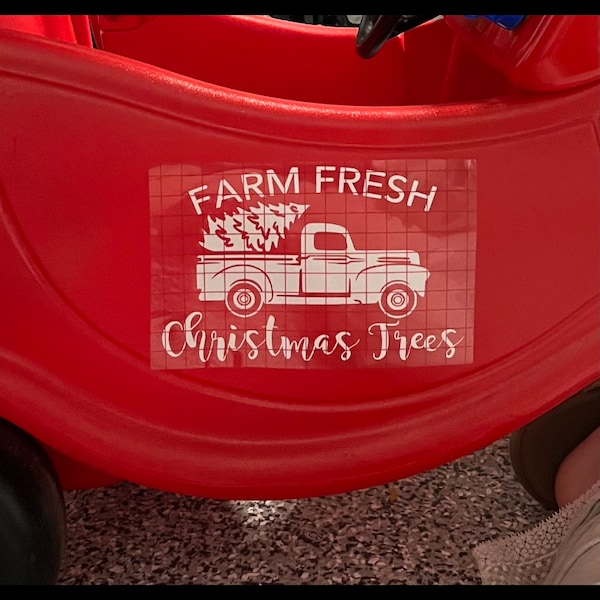 Farm Fresh Christmas Trees | Farm Fresh Christmas Tree Vinyl Decal ...