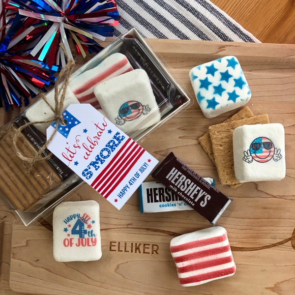 Patriotic Printables, Smore Tag, 4th of July Printable, Fourth of July ...