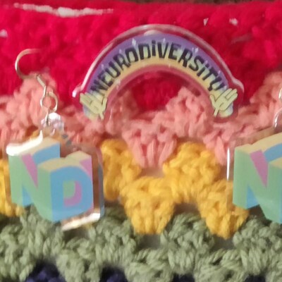 Arms T. Rexin Sticker Neurodivergent Autistic Pride Waterproof Vinyl ...