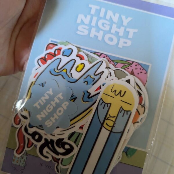 Moody and Pink Sticker Pack, Small Sticker Pack, Relatable Stickers - Etsy