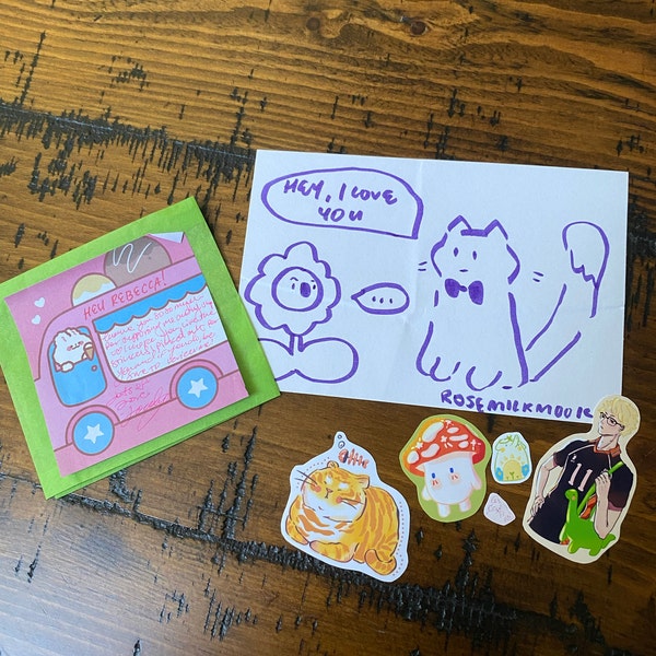 Cute Stickers Grab Bag, Kawaii Cute Mystery Sticker Grab Bag, Mystery ...