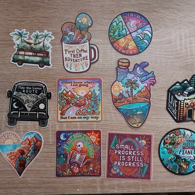 GET A LIFE // Weatherproof Outdoor & Vanlife Sticker // Vinyl - Etsy