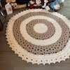 Many Colors, Rectangular Simple CROCHET RUG, Rectangular Carpet ...