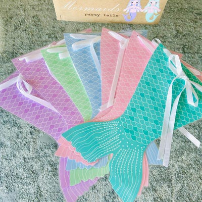 Mini Printable Paper Mermaid Tails US Letter Size - Etsy