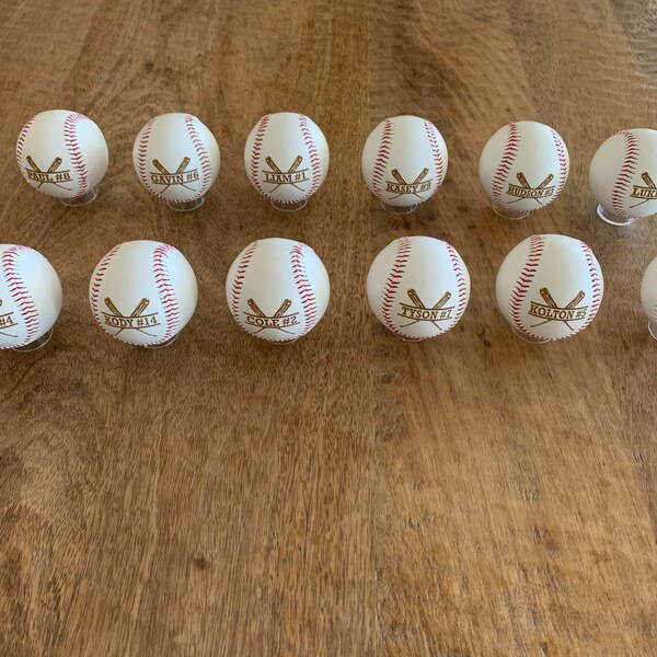 Personalized Baseballs, Team Balls, League Balls, Little League ...