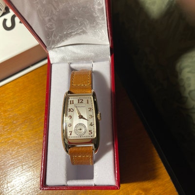 1950'S Vintage HAMILTON RUSSELL, Stunning Silver Dial, Serviced With ...