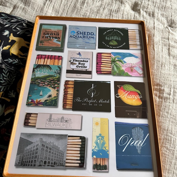 CUSTOM MATCHBOOK ART | Personalized Digital Matchbox Gift | Large ...