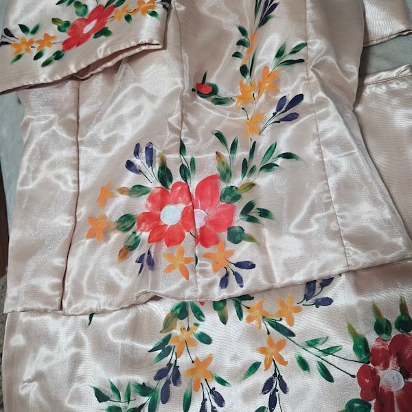 Floral Hand-painted Filipiniana Baro't Saya - ML966 - Etsy