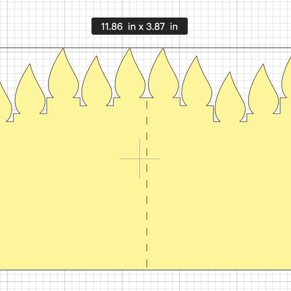 Expanding Candle Birthday Card - SVG Digital File - Etsy