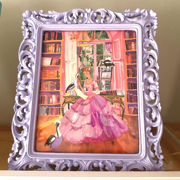 The Birdwatcher, Dopamine Decor, Fine Art Print, Maximalist Wall Art ...