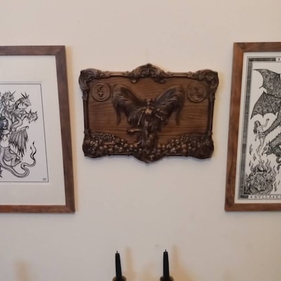 Ornate Wooden Scrollwork Applique for Home Decoration, Unpainted ...