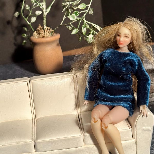 1/6 Plus Size Dark Skin Tone Bjd Doll 3d Printed - Etsy UK
