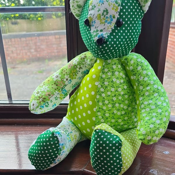 Memory Bear Pattern VIDEO Tutorial All Sizes Included, Keepsake Bear - Etsy