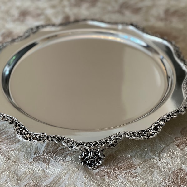 Silver Cake Stand, Wedding Cake Stand, Birthday Cake Stand, Martha ...