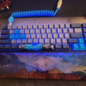 Skyblue Koi Artisan Keycap Skyblue Artisan OEM Keycaps | Etsy