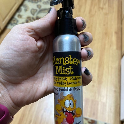 MONSTER MIST Lavender Sleep Spray for Kids End Bedtime Struggles ...