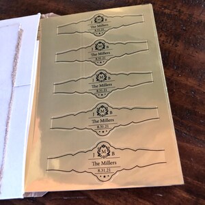 Gold Foil Cigar Labels, Custom Cigar Label, Cigar Bands, Cigar Wraps ...