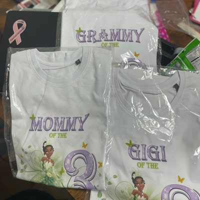 Princess Tiana Shirts Princess Tiana Birthday Family Shirt the Princess ...