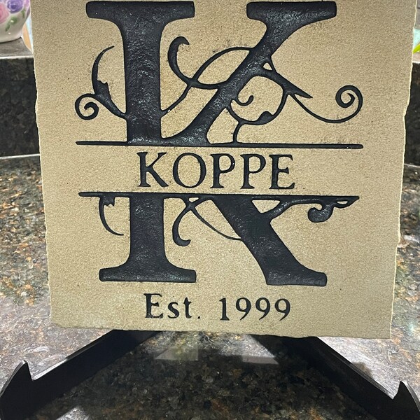 Watermark Buff Custom Engraved Stone for Address Stone 16x10x1.75 ...