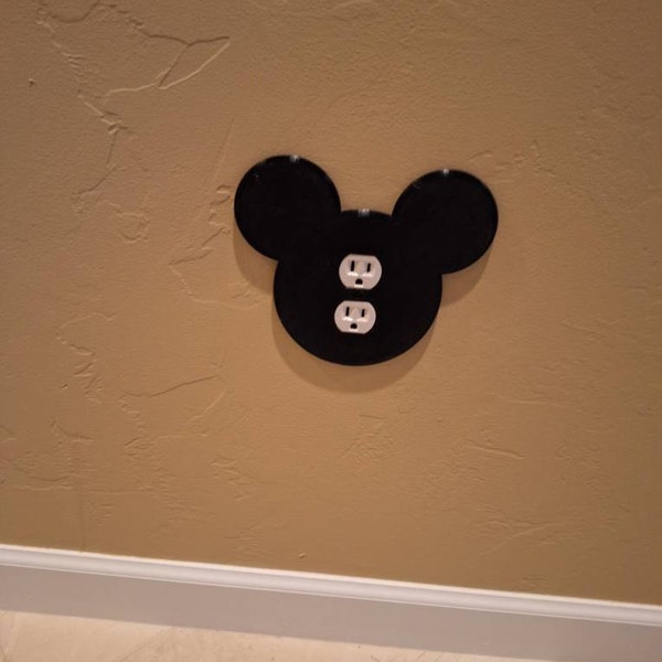 Mickey Mouse Head Light Switch Cover | Disney Mickey Mouse Electrical ...