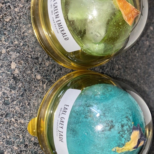 Melting Tea Jewels, Tea Bombs, Tea Lover Gift Set, Tea Gifts, Glass ...