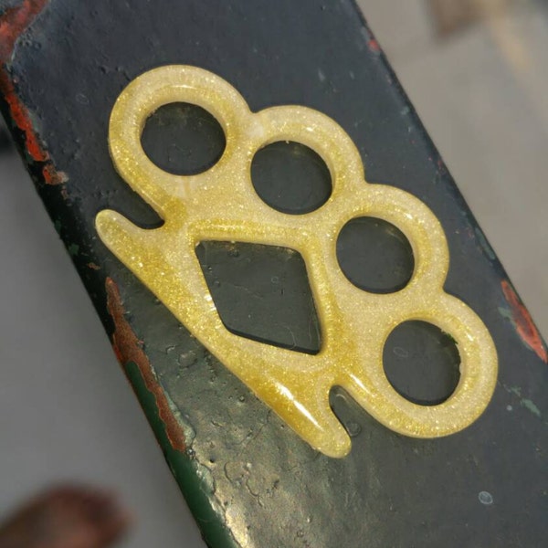 Brass Knuckles Silicone Mold Mould Resin Jewelry Steampunk (348) - Etsy