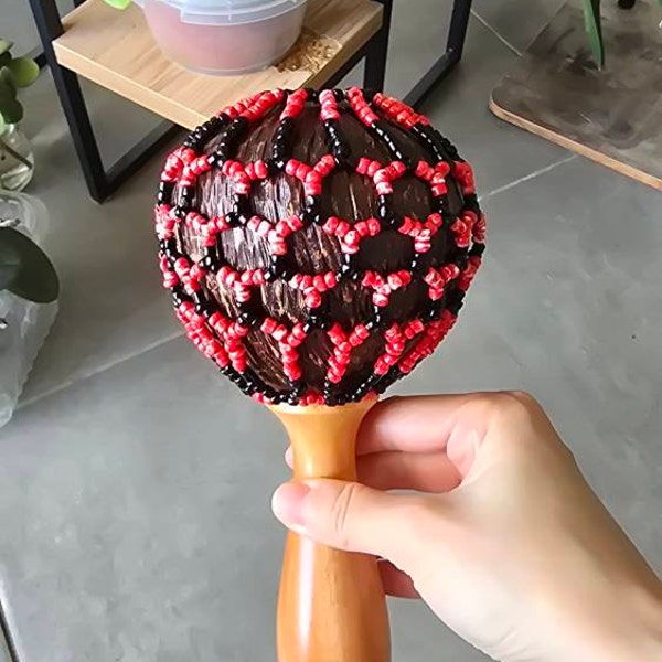 Handmade Carved Wooden Guiro Bamboo Hand Percussion Musical Instrument ...