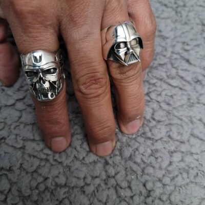 Terminator Ring , T-800 , Endoskeleton , 3D Print , Oxidized ...