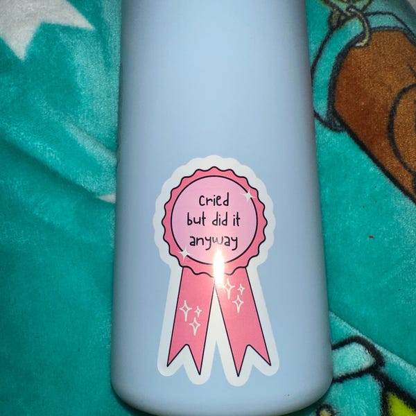 Ctrl Alt Delete Anxiety Sticker, Funny Sticker, Cute Sticker,funny ...