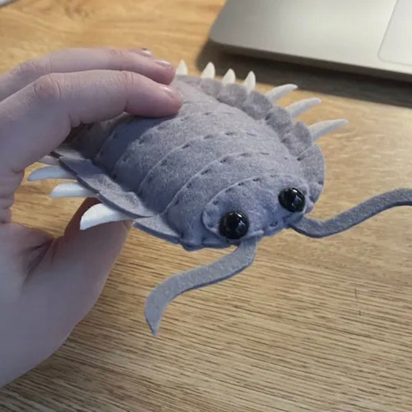 Realistic Roly Poly Felted Bug Funny Isopod Toy Felted Pill Bug ...