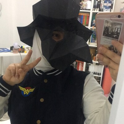 Plague Doctor Mask With Hat DIY 3d Paper Craft, Digital Pattern in .pdf ...