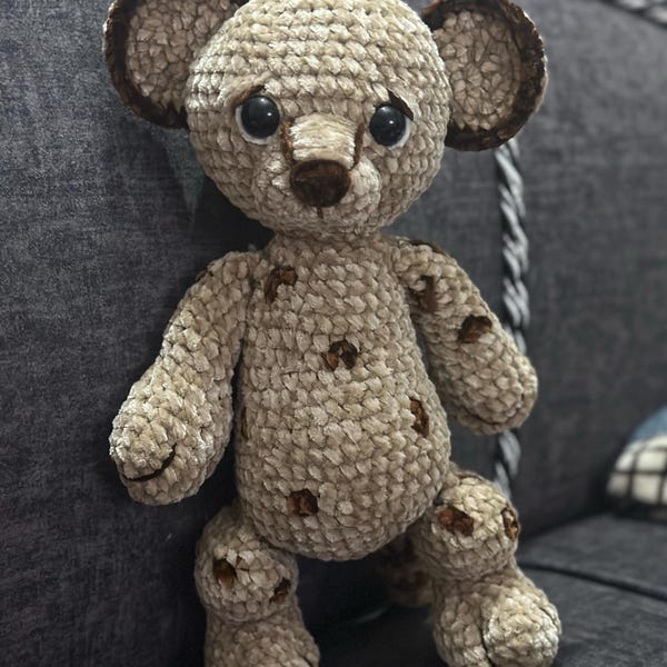 Cleo the Cheetah & Suki the Snow Leopard 2 in 1 Low Sew Crochet Pattern ...