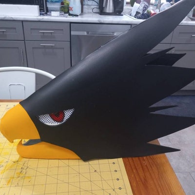 Tokoyami Cosplay Mask Moving Jaw Pattern/template - Etsy