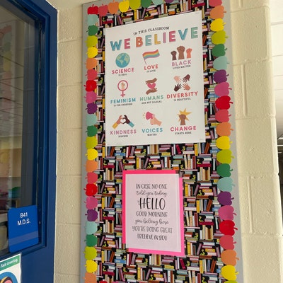 In This Classroom We Believe Art Print Diversity Education Kindness ...