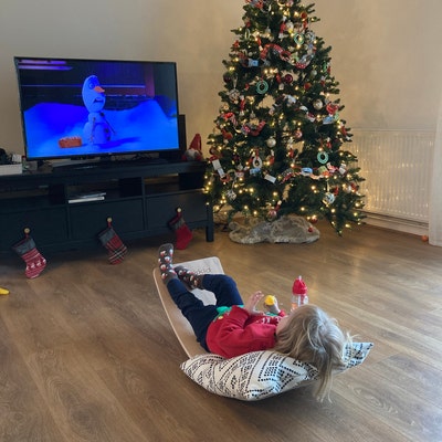 Wooden Baby Gym Activity Play Mat Playmat Wood Frame Stand Newborn Gym ...