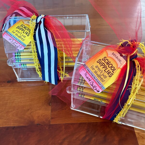 Back to School Tag Printable - First Day of School Pencil Gift Tag ...