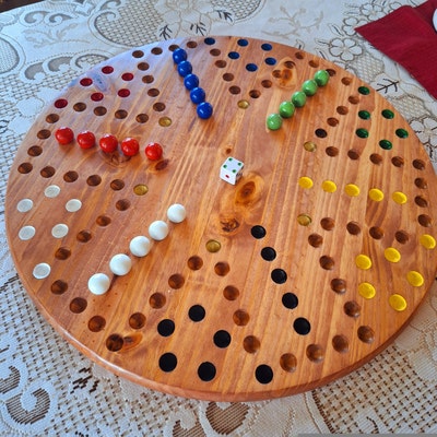 6 Player Extra Large Marble Wahoo, 1 Marble 6 Player Wahoo Board, Wahoo ...