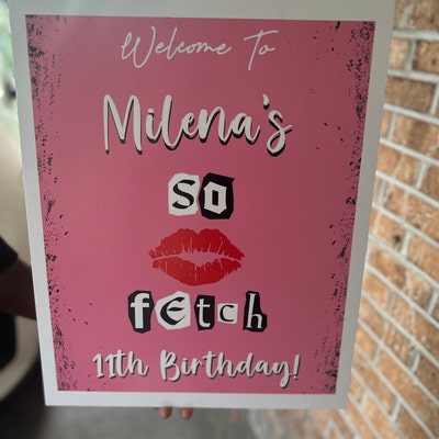 Mean Girls Invitation Burn Book Digital Download Custom Invite so Fetch ...