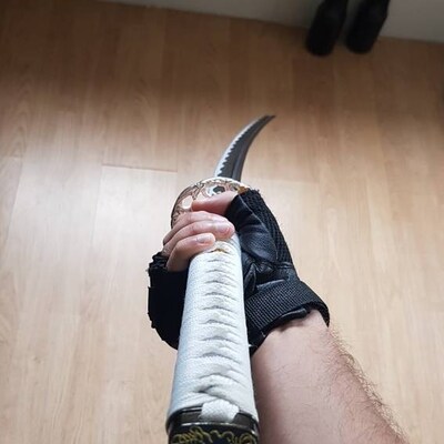 Handmade Yamato Katana Real, Hand Forged Yamato Cosplay Replica 1095 ...